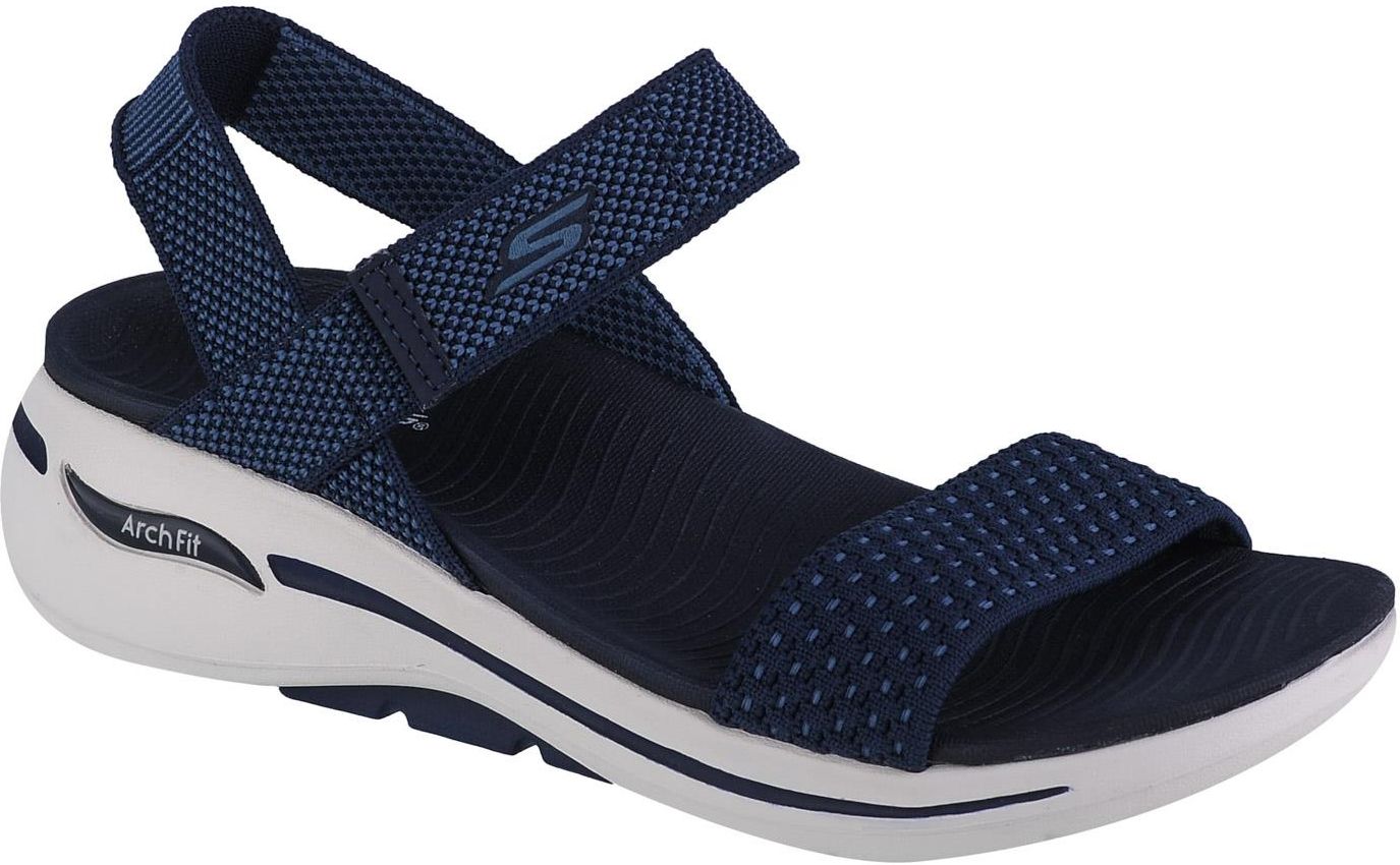 Sanda y Damskie Skechers Go Walk Arch Fit Sandal Polished 140264 NVY Sanda y Damskie Skechers Go Walk Arch Fit Sandal Polished 140264 NVY