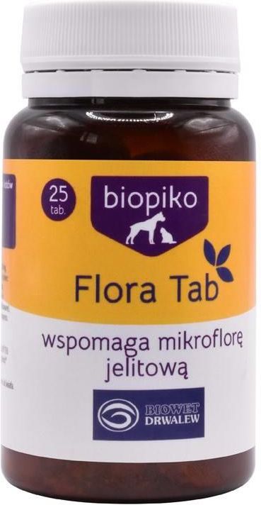 Biopiko Flora TAB 25tab - Ceny i opinie - Ceneo.pl
