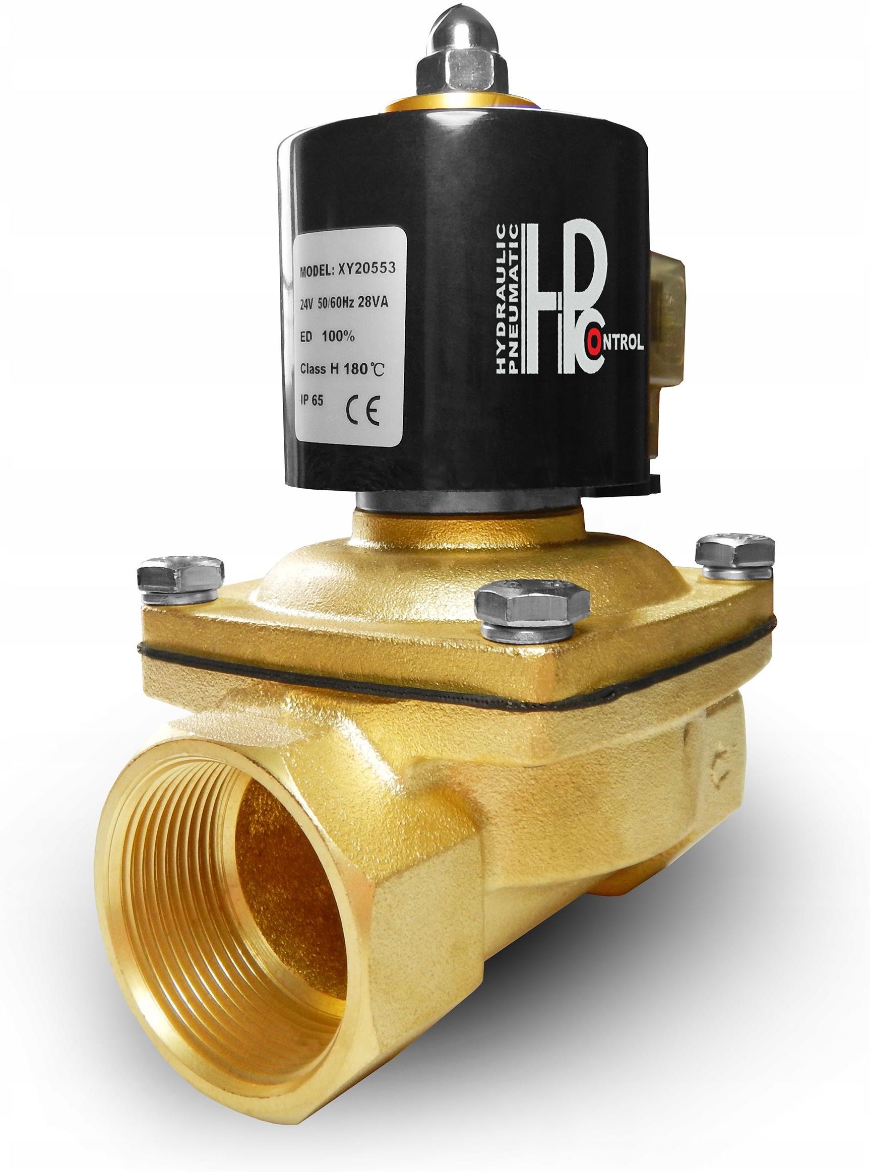 Zawór Hpcontrol Elektrozawór 2N40 Dn40 1,5 Cala 230V 24V 12V ...