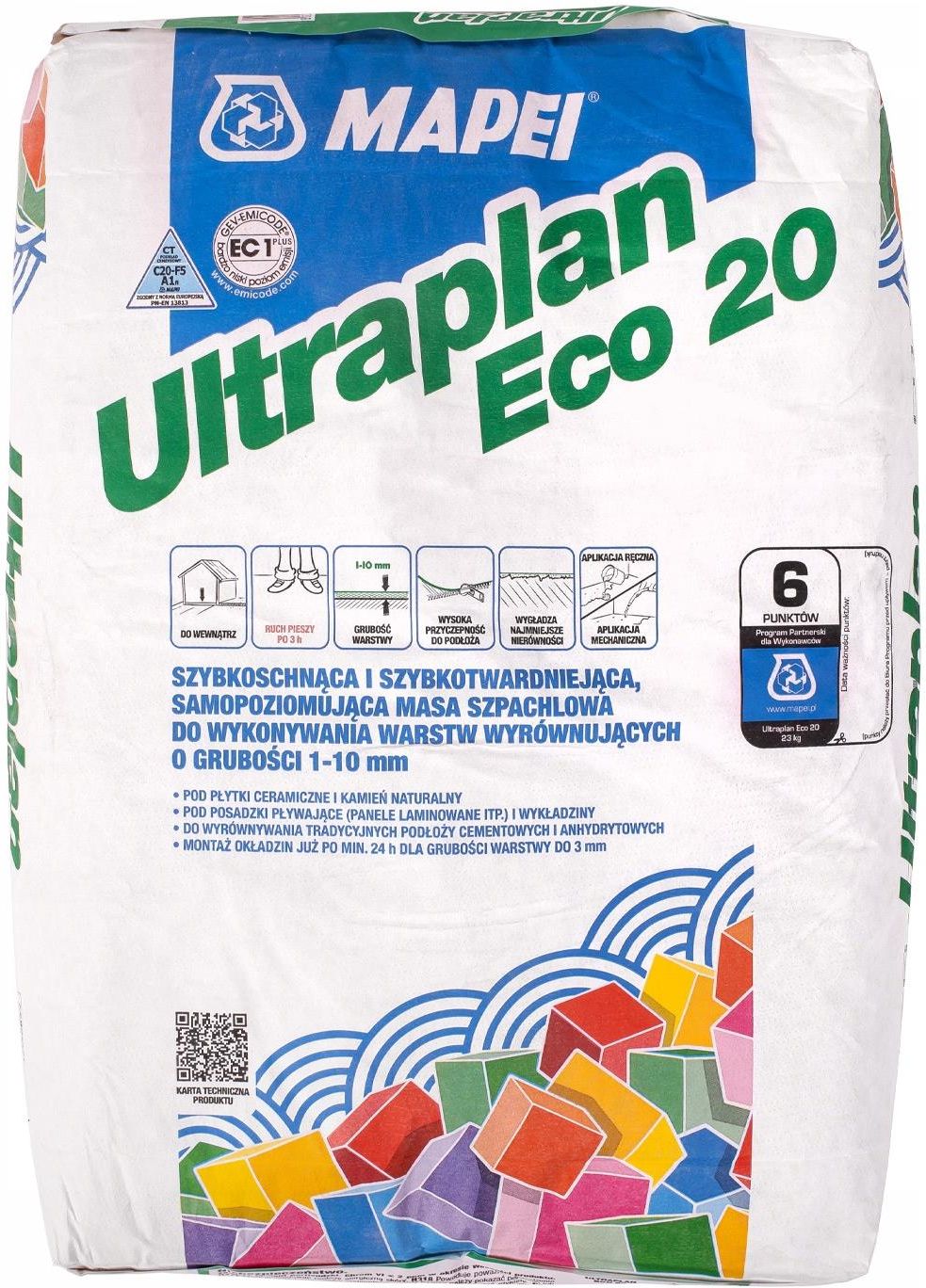 Mapei Ultraplan Eco 20 23 Kg - Opinie i ceny na Ceneo.pl