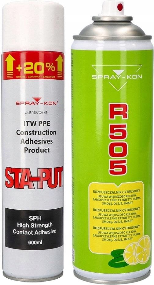 Klej Spray Kon Sta Put Klej Kontaktowy Do Płyt Meblowych 600ml - Opinie ...