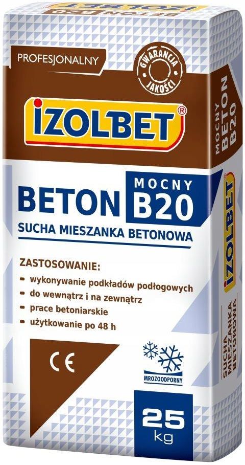 Izolbet Beton B 20 25Kg - Opinie i ceny na Ceneo.pl