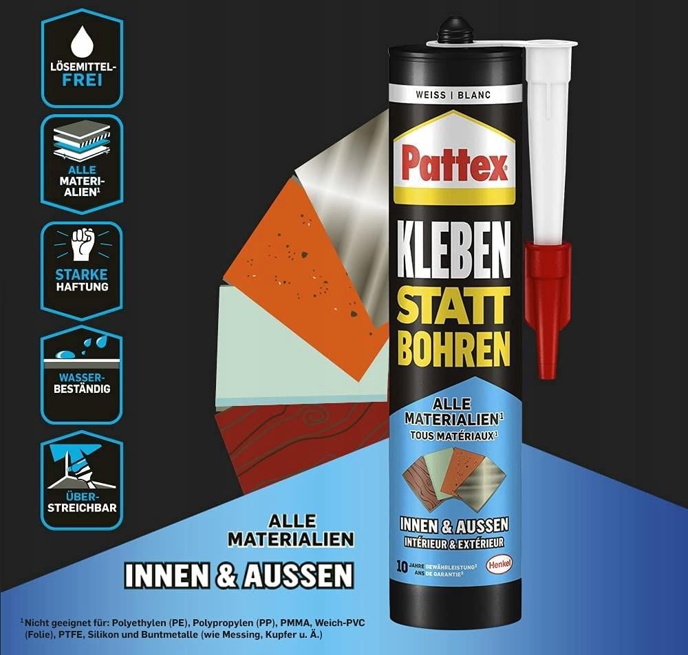 Klej Pattex R1006 Klej Montażowy 450 G - Opinie i ceny na Ceneo.pl
