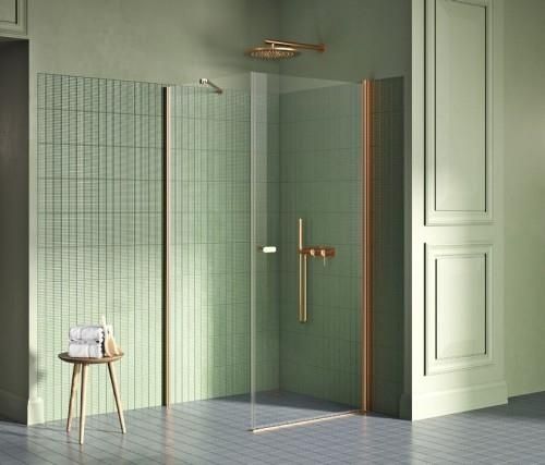 Kabina prysznicowa New Trendy Soleo 90x80 Copper Brushed K2294 - Opinie ...
