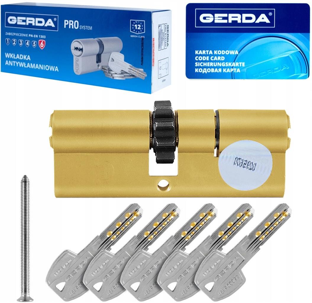 Gerda Wkładka Zębatka 40/40 Mosiądz Atest C Kl 6.2 - Opinie i ceny na ...