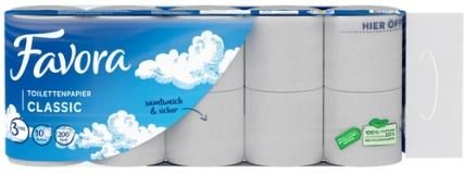 Favora Classic Papier Toaletowy 10 Rolek - Opinie i ceny na Ceneo.pl