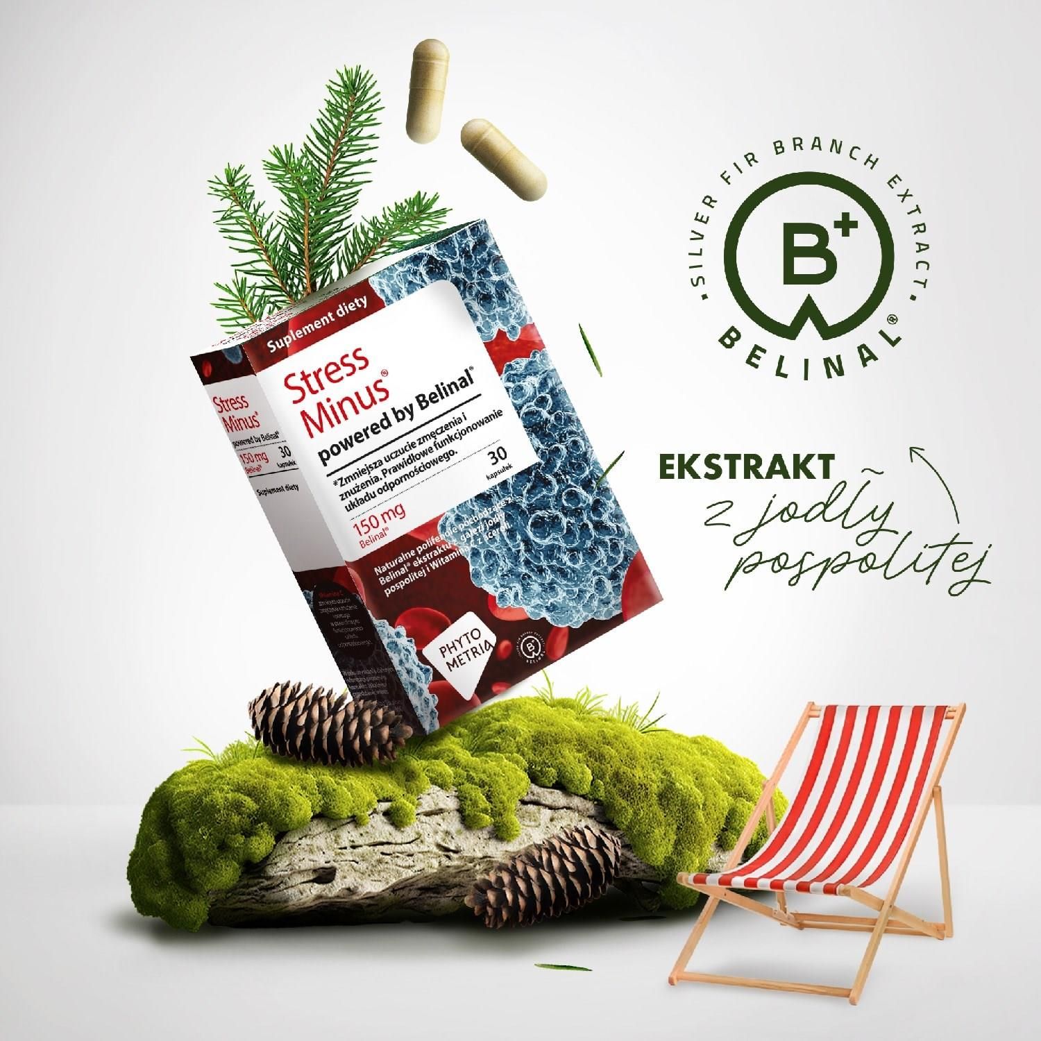 Stress Minus powered by Belinal 30 kaps. - Opinie i ceny na Ceneo.pl