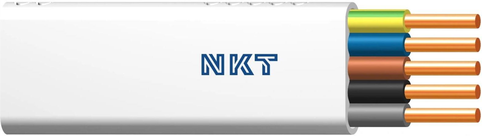 Nkt Cables Sa Przewód Ydyp 5X2,5 Żo 450/750V Instal Biały Bęben 500Mb ...