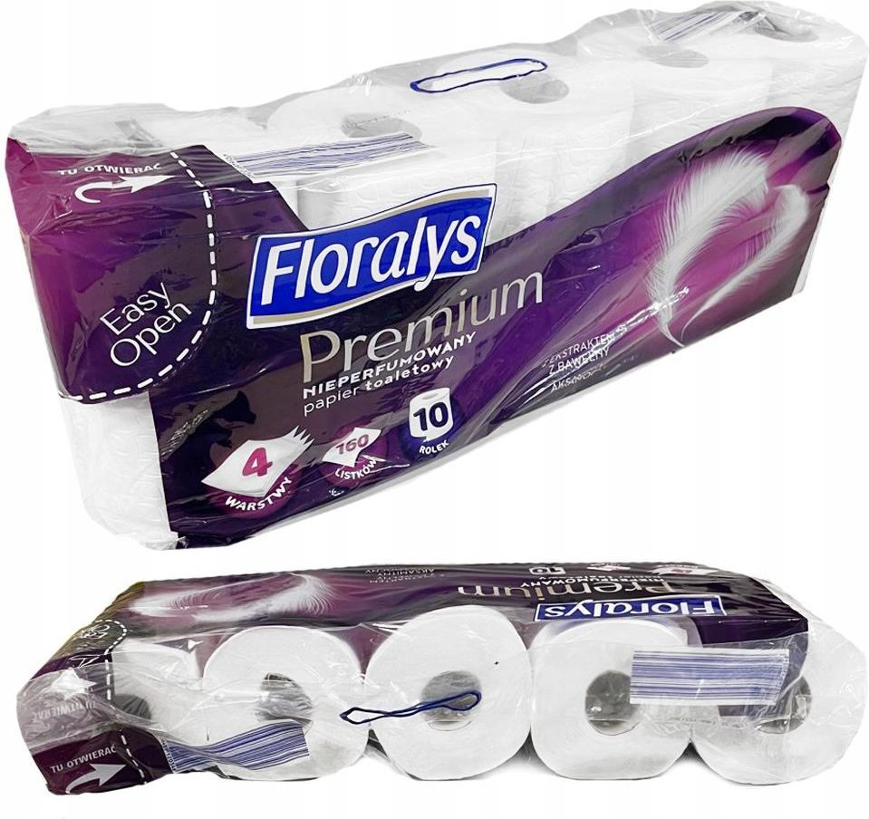 Floralys Papier Toaletowy Premium 4 Warstwy 10 Rolek - Opinie i ceny na ...