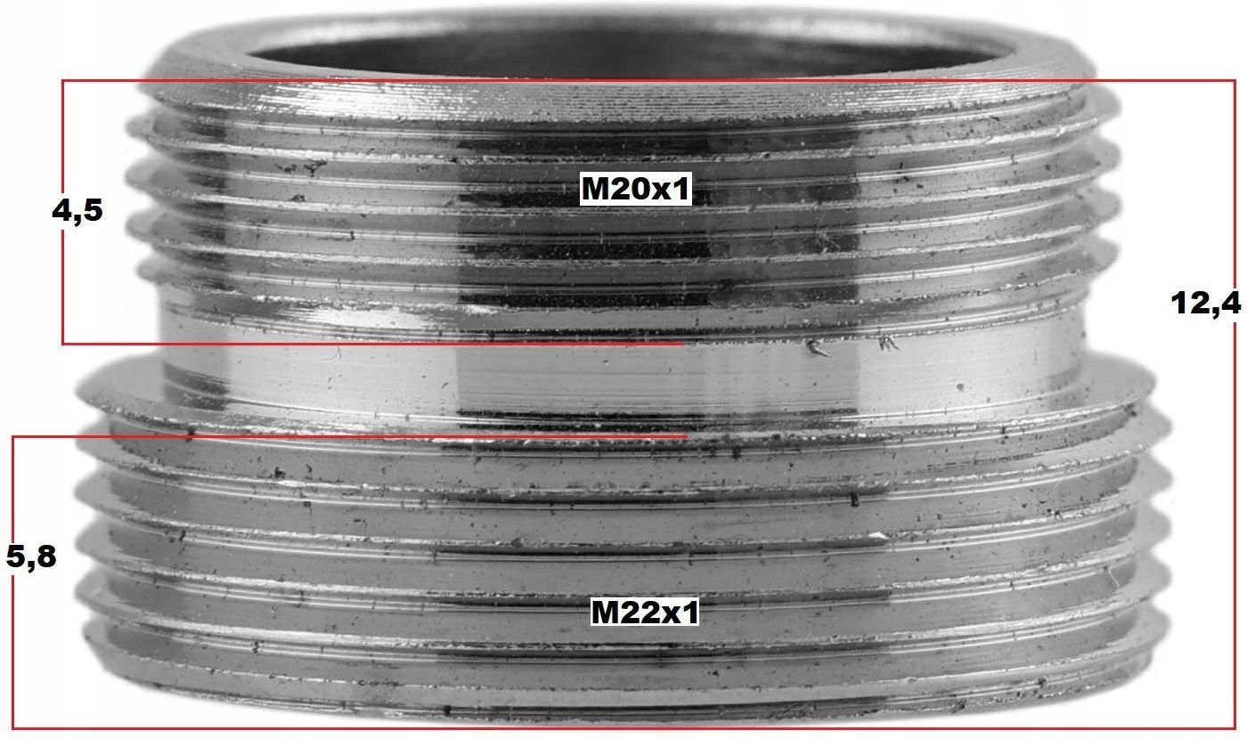 Bim Wodooszczędne Redukcja Perlatora Z M20X1 Gz Na Typow M22X1 801540 ...