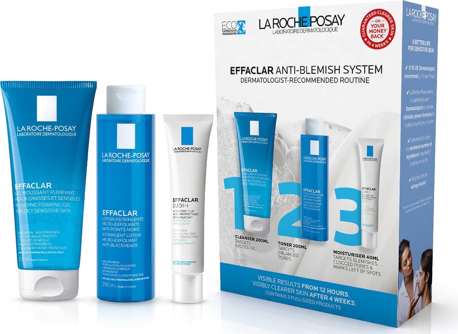 La Roche-Posay Effaclar 3-Step Anti Blemish System Przeciw Wypryskom ...