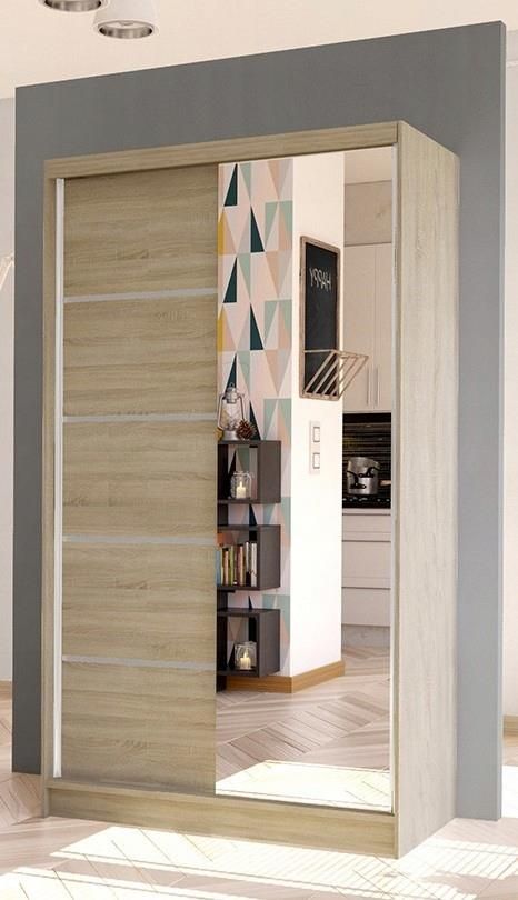 Ankon Szafa Przesuwna 100Cm 100X200 Z Lustrem Pojemna 13746623426 ...