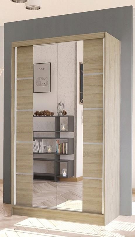 Ankon Szafa Przesuwna 100Cm 100X200 Z Lustrem Pojemna 13746629644 ...