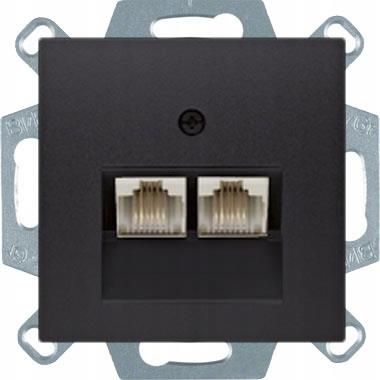 Gniazdo elektryczne Berker Gniazdo Komputerowe 2X Rj45 B Kwadrat Hager ...