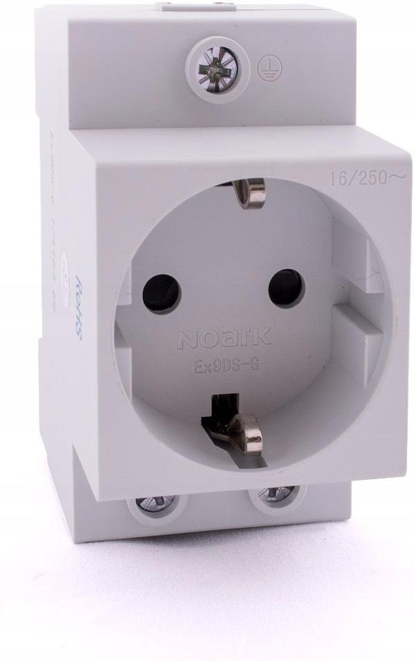 Gniazdo elektryczne Noark Gniazdo Z Uziemieniem Na Szynę Din Schuko ...