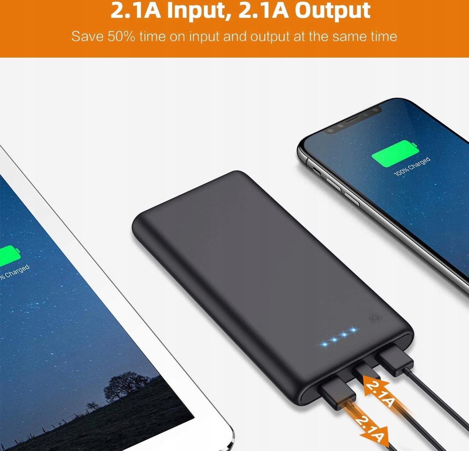 Powerbank Vooe Powerbank 25800Mah Led Usb 3 1A - Opinie i ceny na Ceneo.pl