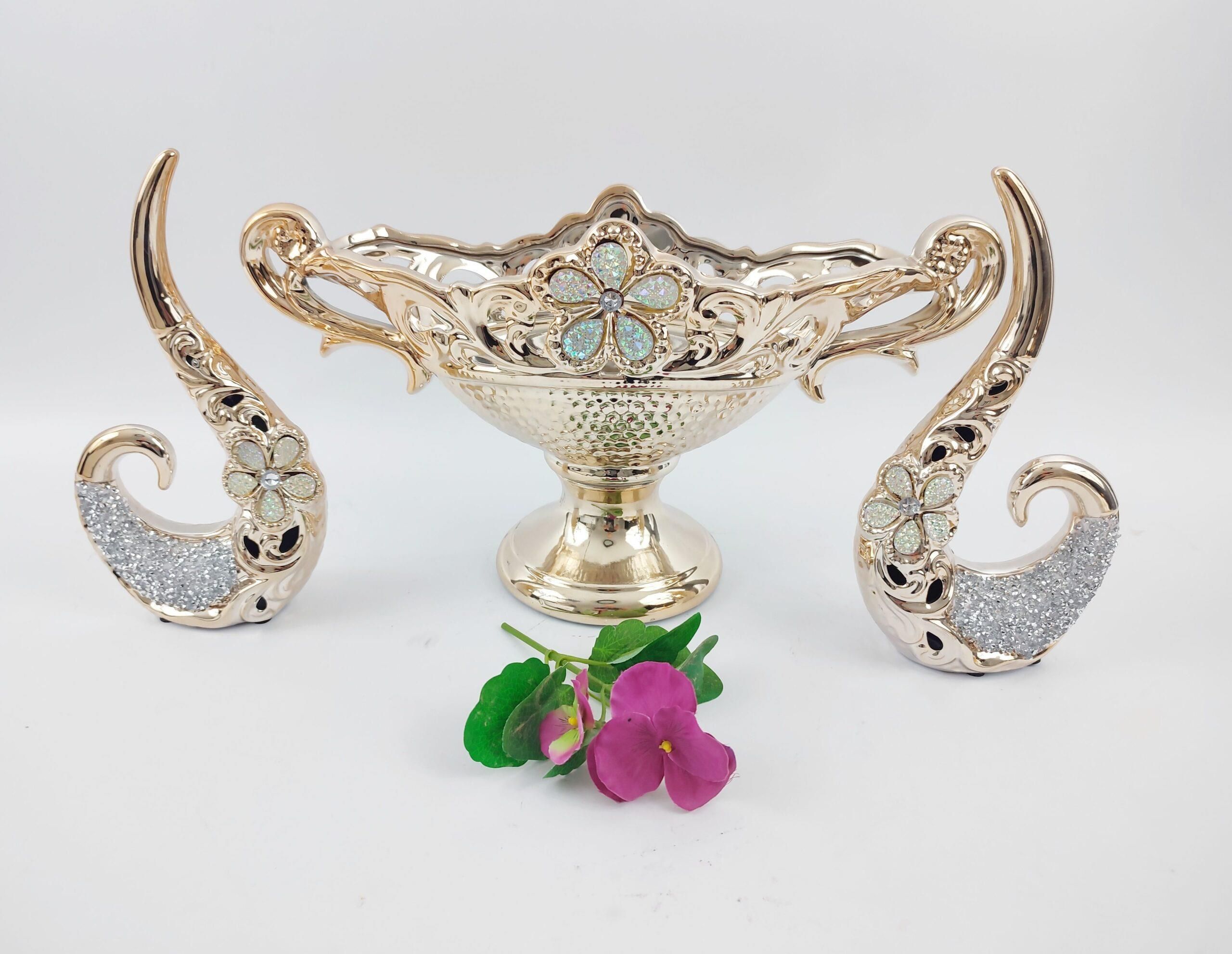 Dekoracje Zestaw 3 Tgl. GOLD Y167 - Opinie i atrakcyjne ceny na Ceneo.pl