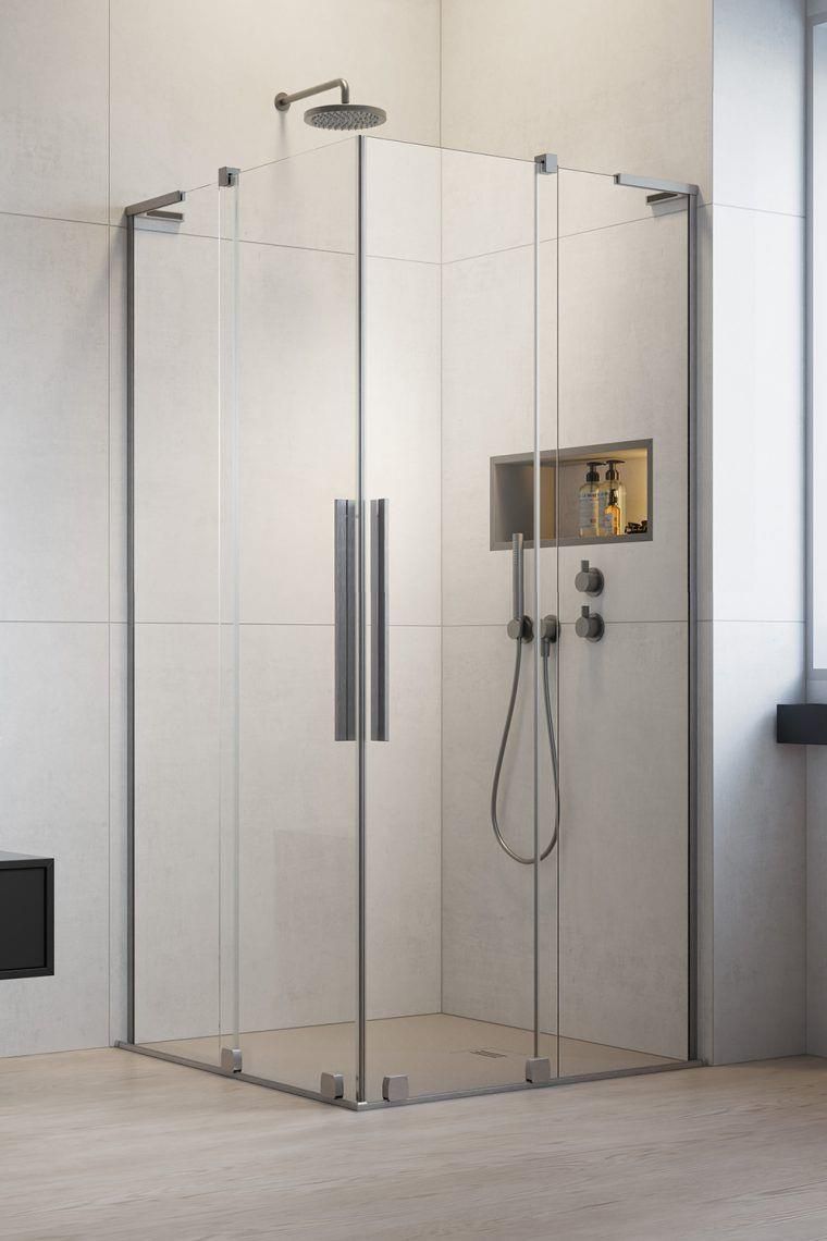 Kabina prysznicowa Radaway Furo Sl Kdd 80x80 Brushed Nickel ...