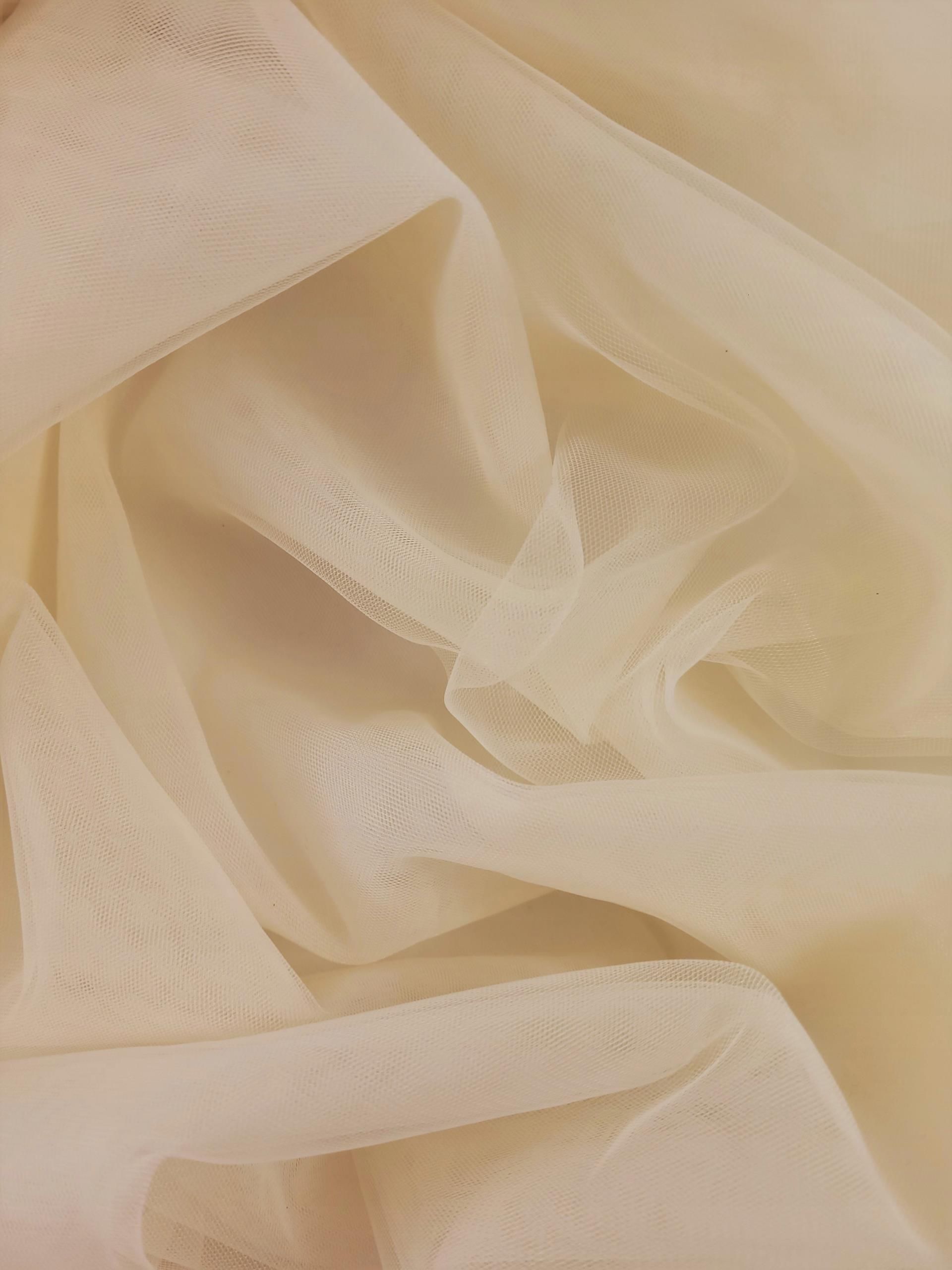 Yardtkaniny Tiul Welonowy Krawiecki Miękki Sukienkowy Beż 0,5 - Ceny i ...