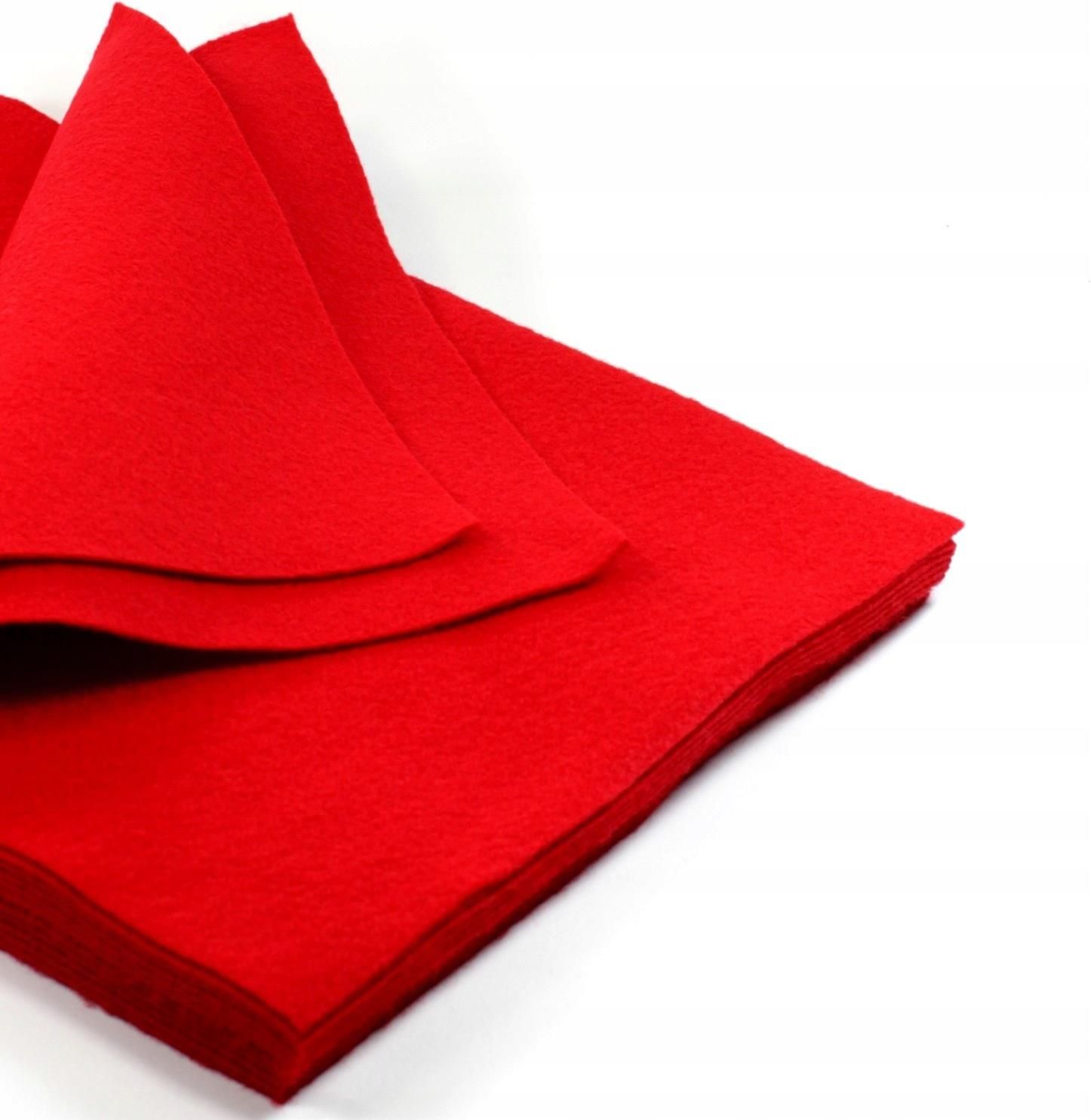 Filc Dekoracyjny W Arkuszu 30X40Cm Czerwony 2Mm - Ceny i opinie - Ceneo.pl