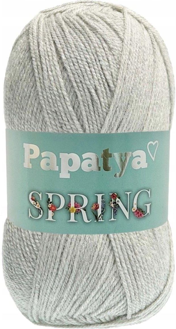 Papatya Włóczka Spring Akryl J. Szara 2120 - Ceny i opinie - Ceneo.pl
