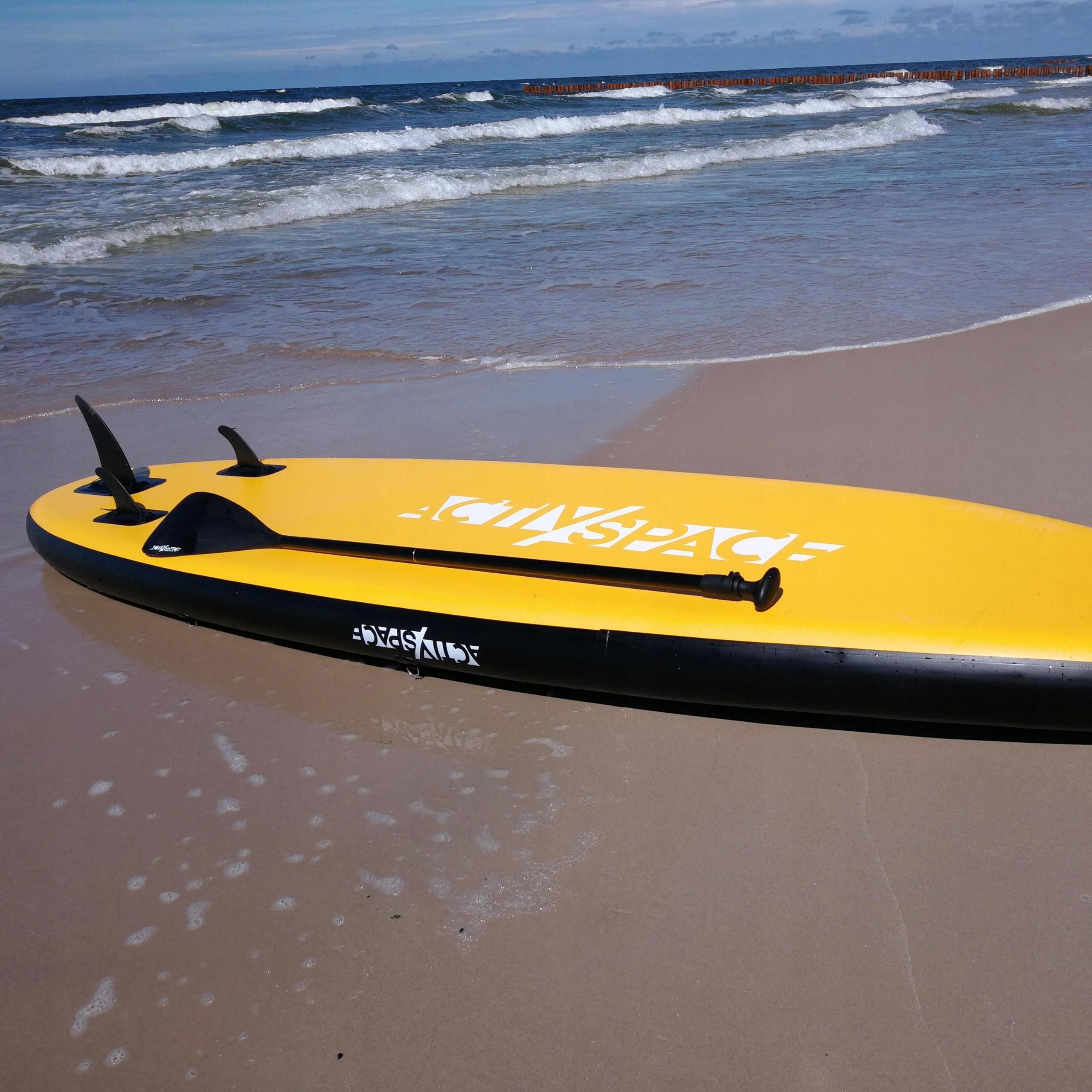Sup Pro 320cm Paddle zestaw Żółta czarna - Ceny i opinie - Ceneo.pl