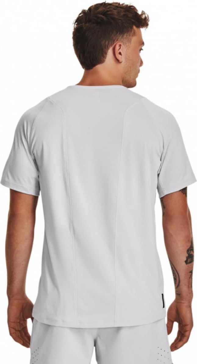 Męska koszulka treningowa Under Armour UA Rush Emboss SS - szara - Ceny ...