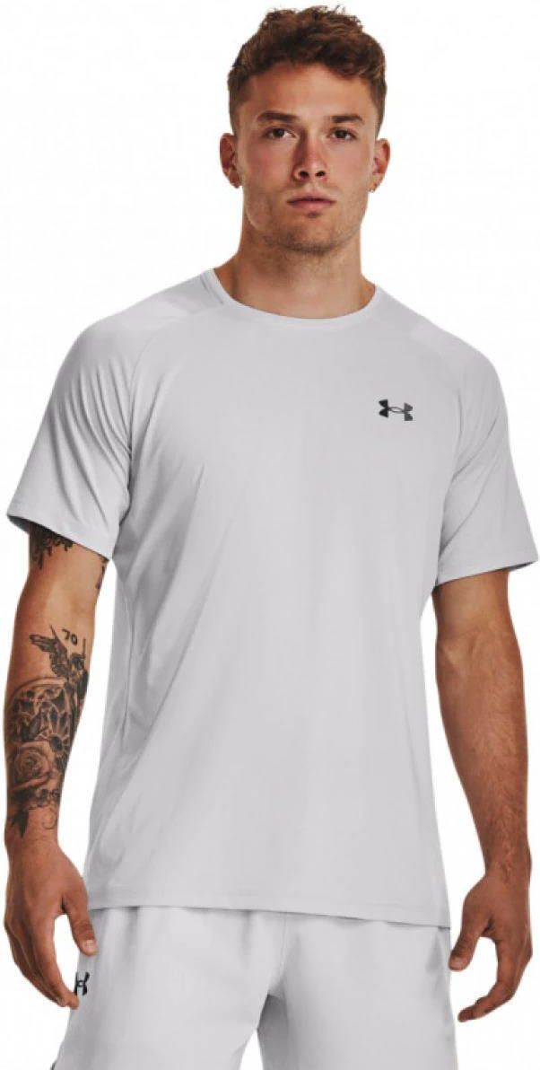 Męska koszulka treningowa Under Armour UA Rush Emboss SS - szara - Ceny ...