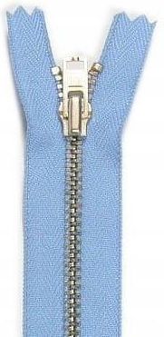 Ykk zamek metalowy srebrny kol. 546 niebieski 1575104934 - Ceny i ...