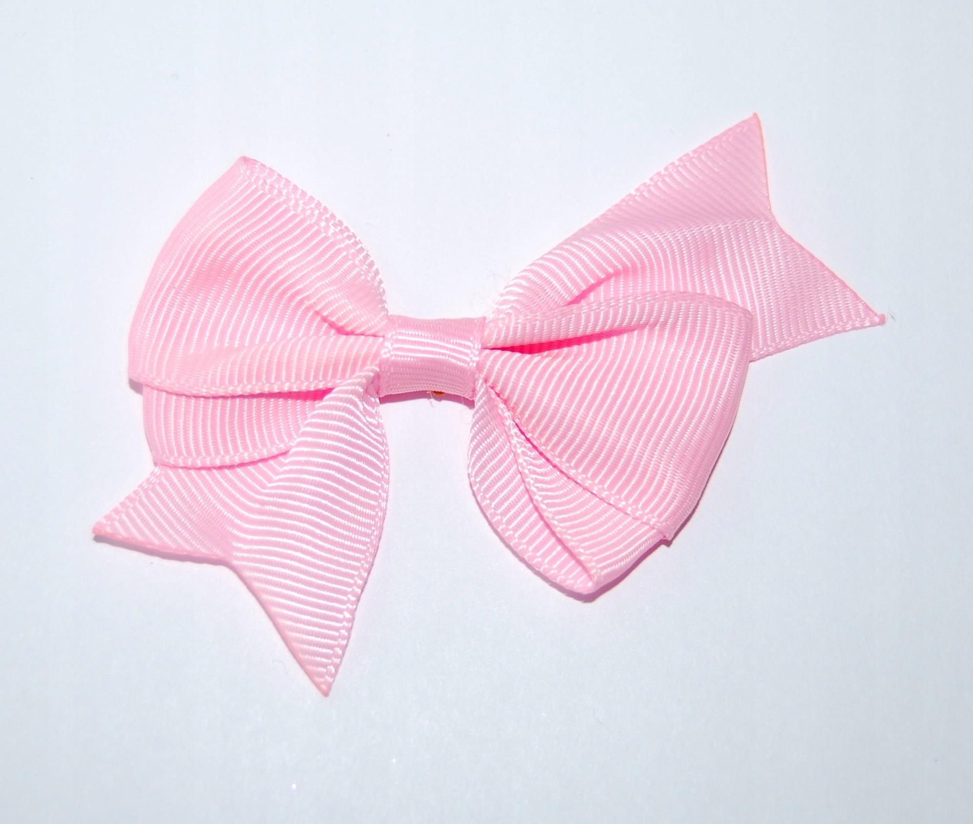 Kokardka aplikacja rypsowa 70x50mm Różowa 1555374629 - Ceny i opinie ...