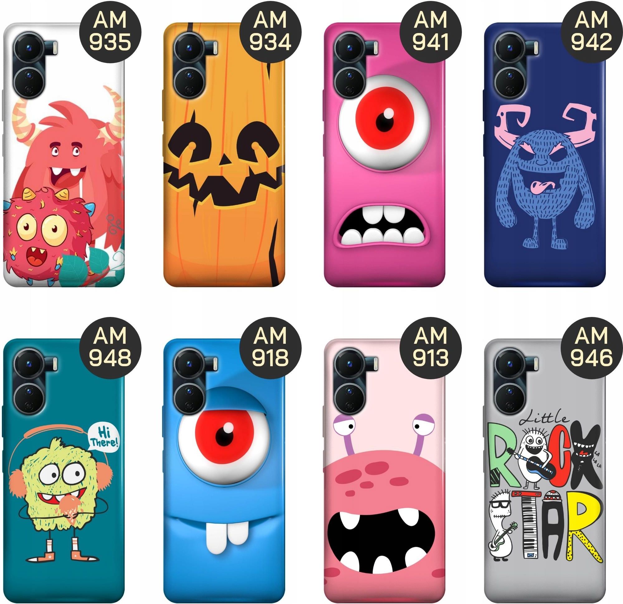Hello Case Etui Do Vivo Y16 Potwory Potwór Monster - Etui na telefon ...