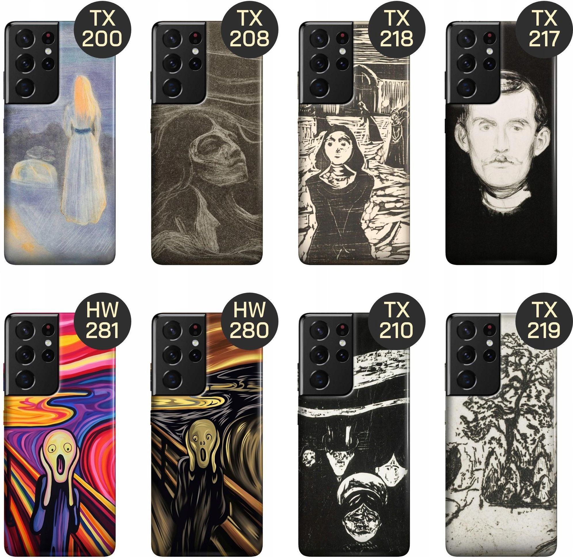 Hello Case Etui Do Samsung Galaxy S21 Ultra 5G Edvard Munch - Etui na ...