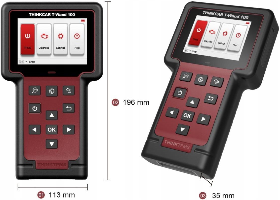 Thinkcar T-Wand 100 Programator Tpms E Obd 810094610562 - Opinie i ceny ...