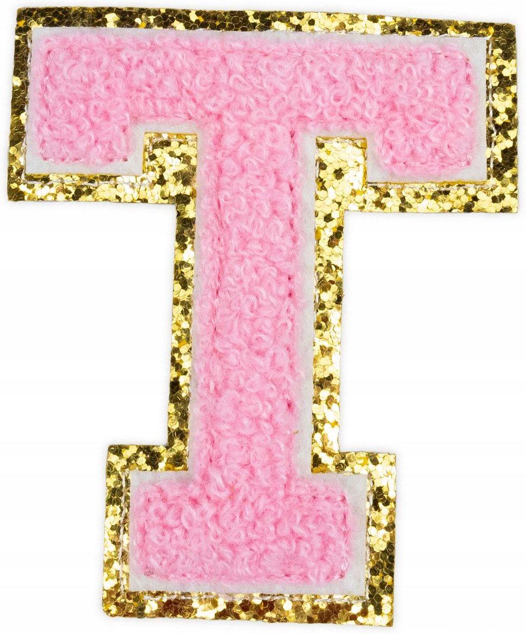 Little Angel Naszywka duża Litera T różowa napis font brokat 1559818485 - Ceny i opinie - Ceneo.pl