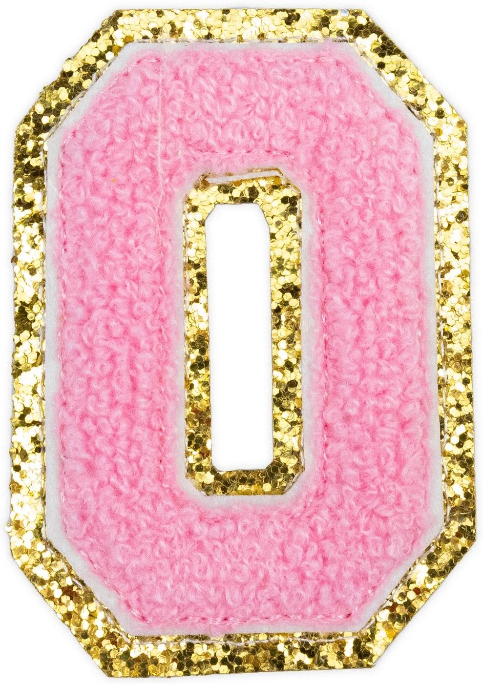 Little Angel Naszywka duża Cyfra 0 zero różowa napis brokat 1560031360 ...