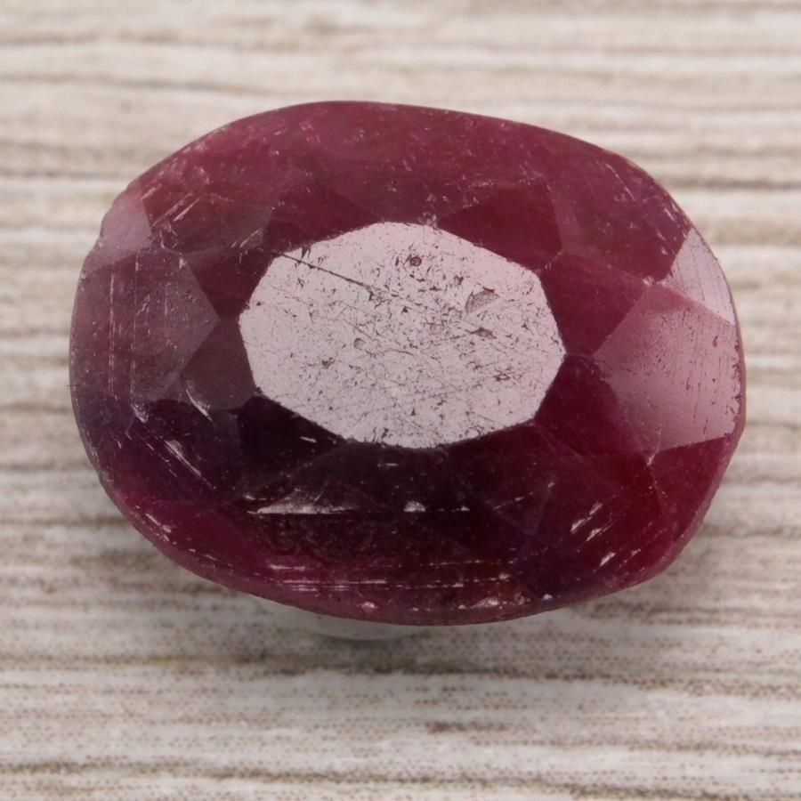Korund rubin fasetowany ok. 14x11 mm RUB0413 - Ceny i opinie - Ceneo.pl