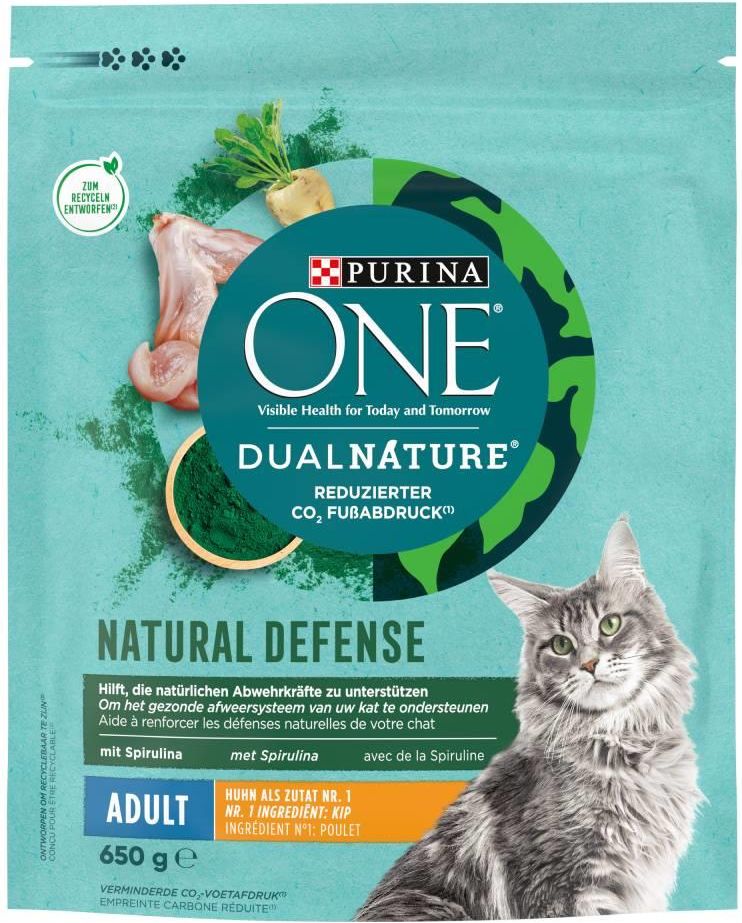 Karma Purina ONE Dual Nature Adult kurczak ze spiruliną 650g - Ceny i ...