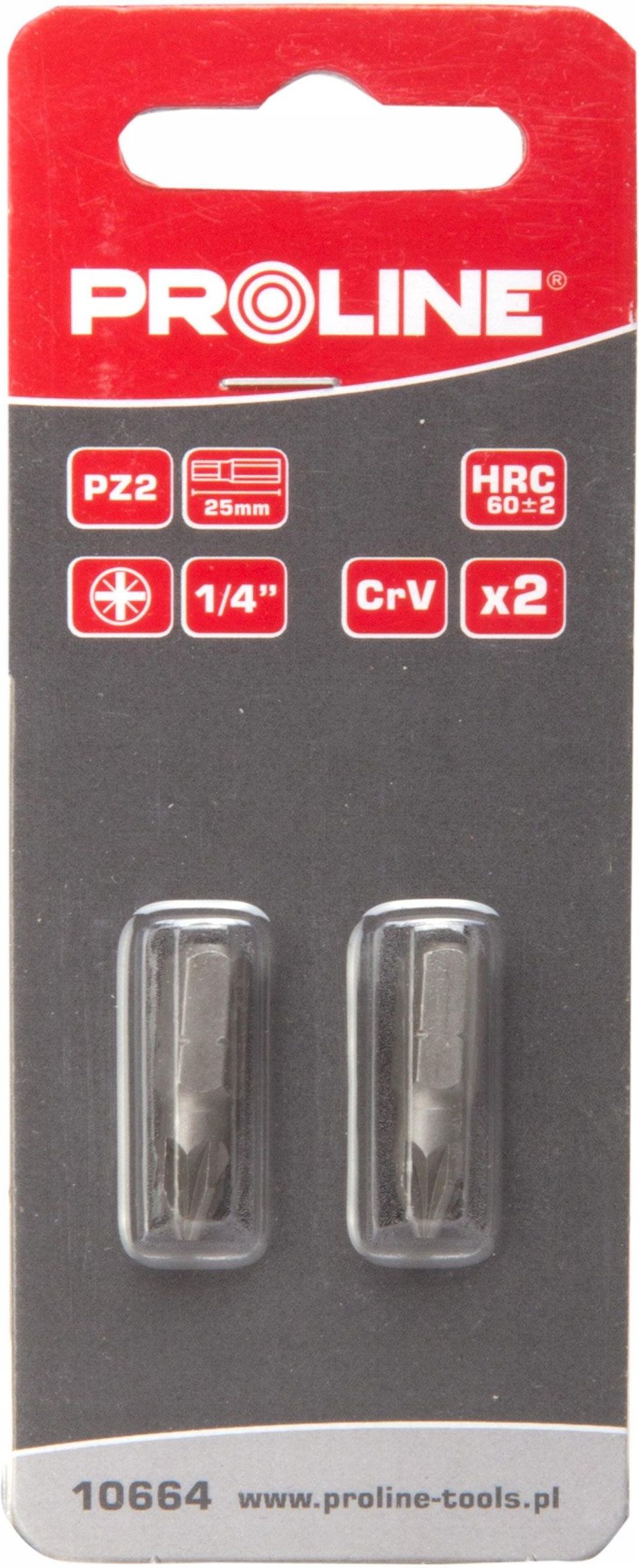 Proline Końcówka 1/4 Pz1 L=25Mm 2Szt. S2 Blister Pro 10663 - Opinie i ...