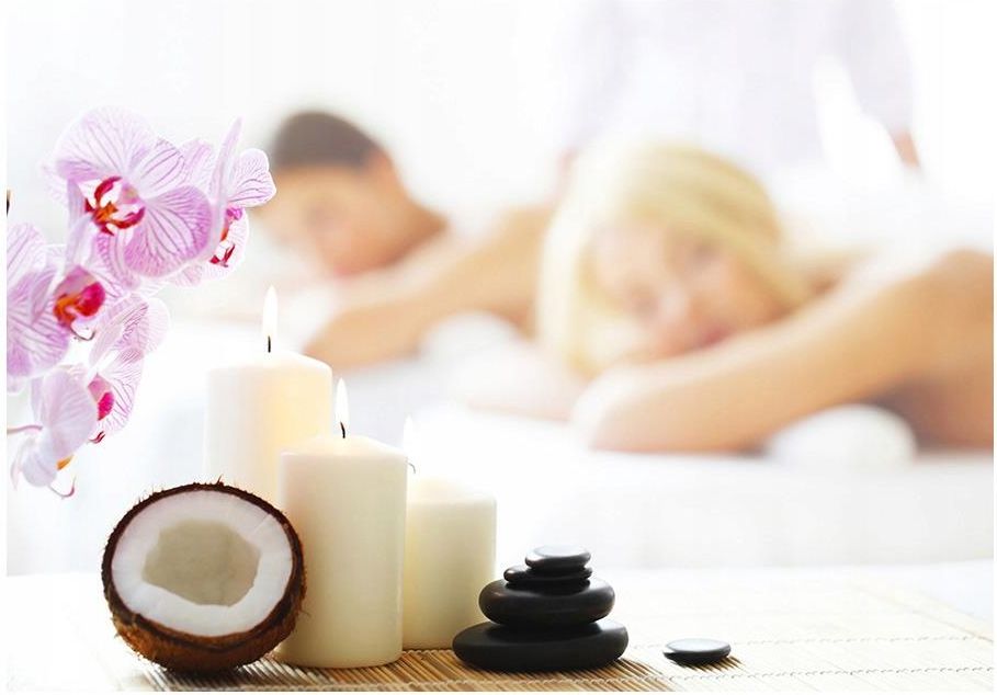 Printedwall 3D Kokos Świece Spa 208x146 - Opinie i ceny na Ceneo.pl