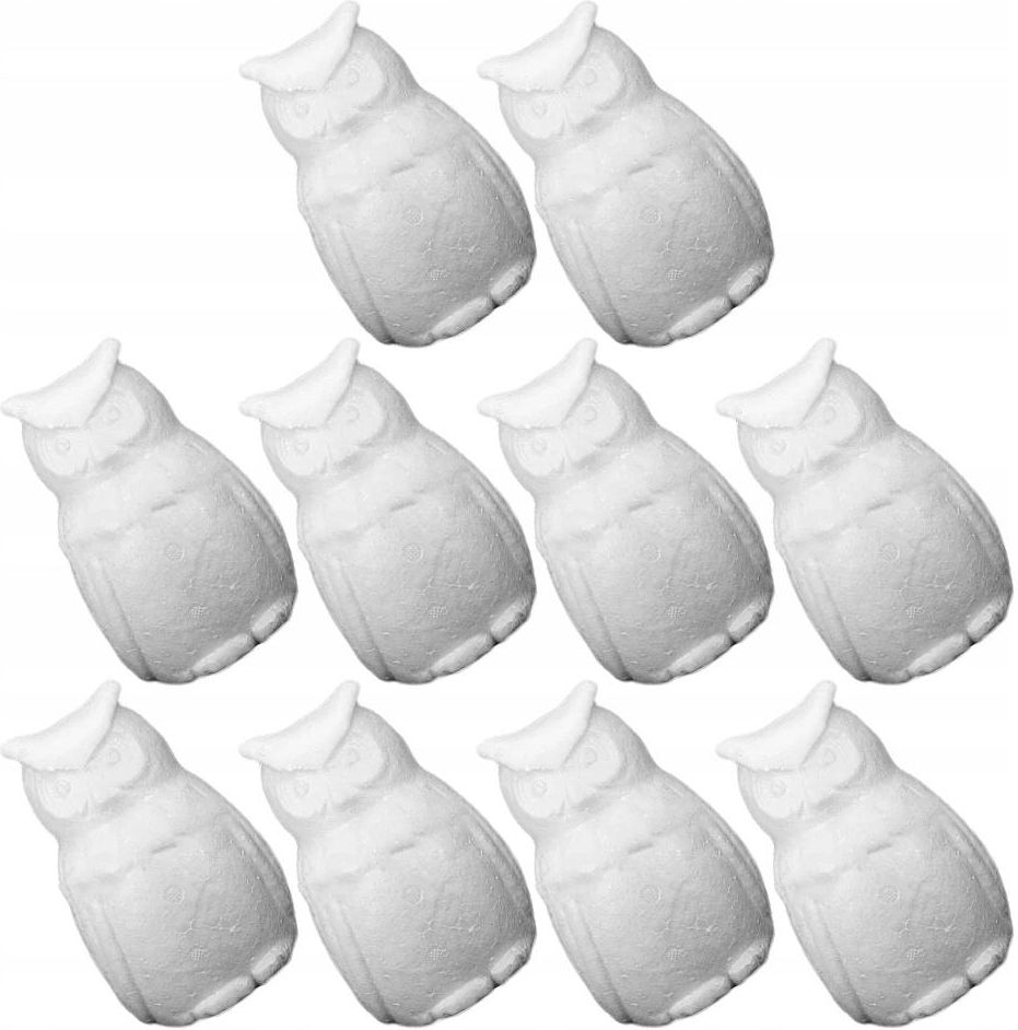 Bubble Owl White Decor Ozdoby Z Pianki Diy 10szt. 1579638483 - Ceny i ...