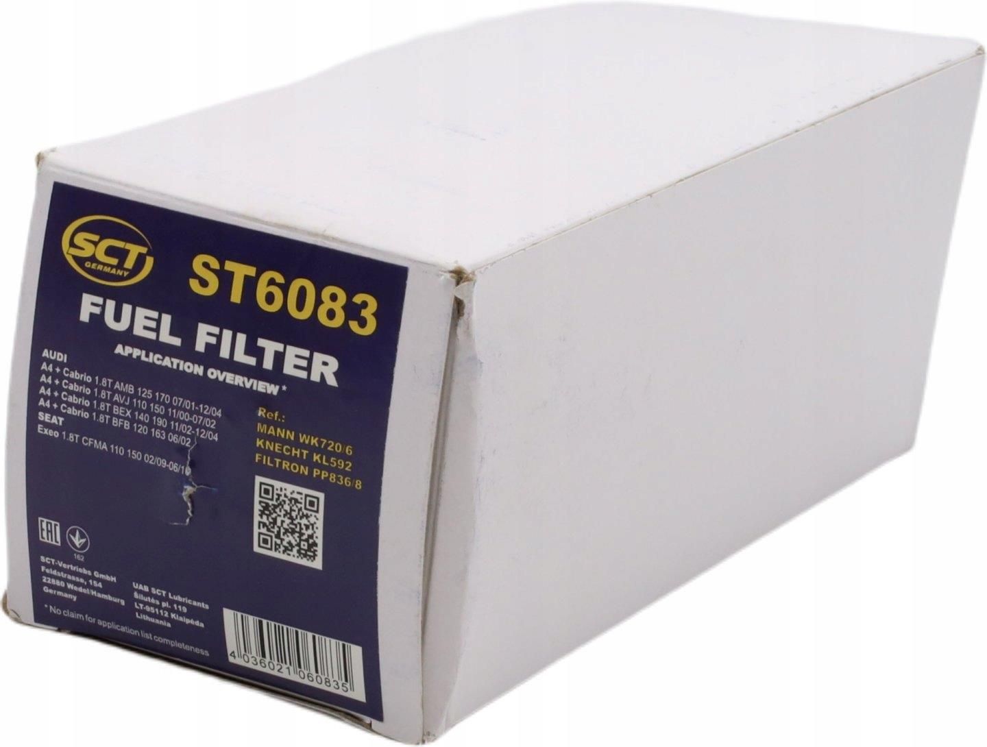 Filtr paliwa Sct Germany Filtr Paliwa St6083 - Opinie i ceny na Ceneo.pl