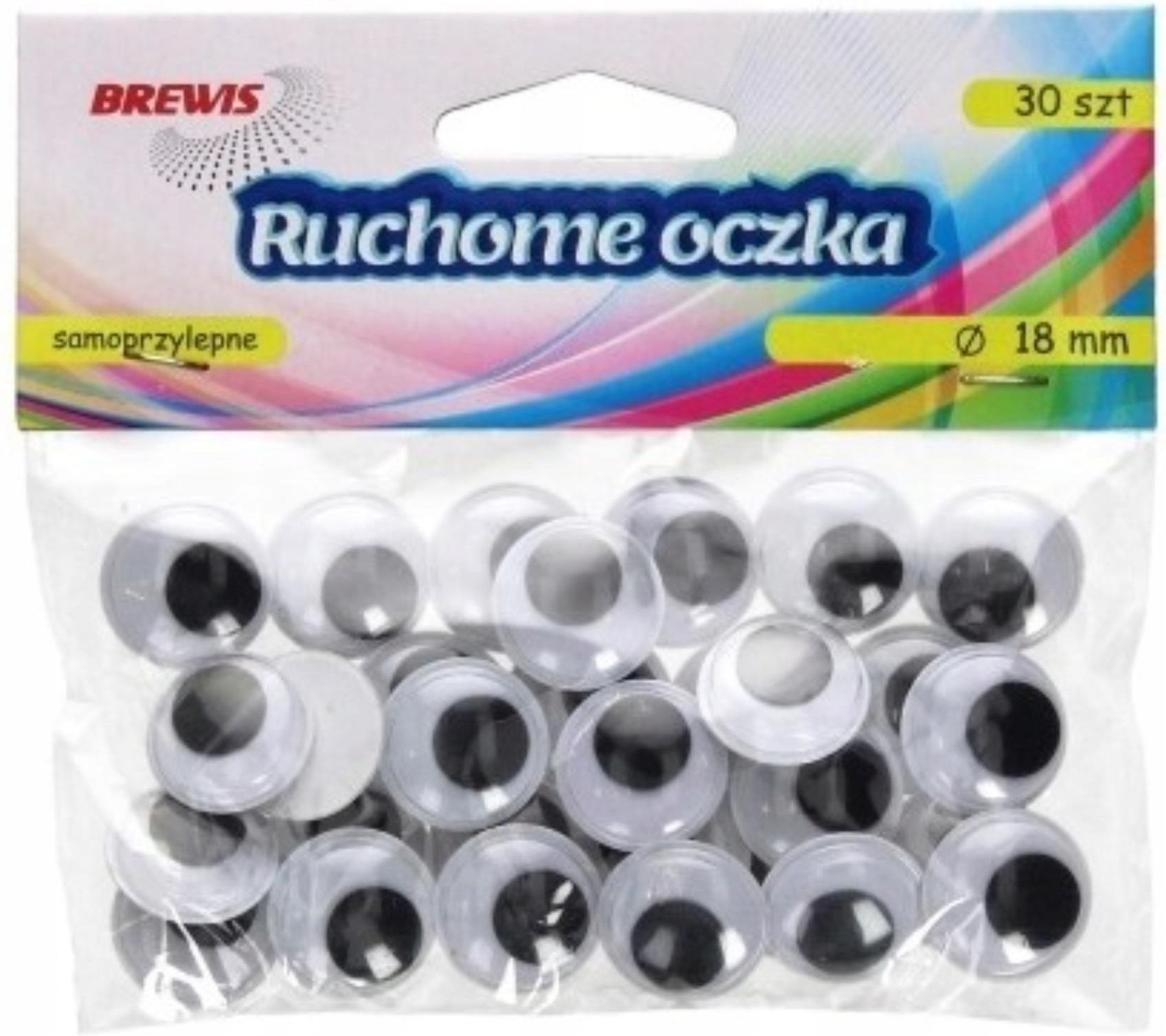 Brewis Okrągłe Ruchome Oczka Ro11 18Mm 30szt. 1579601840 - Ceny i ...