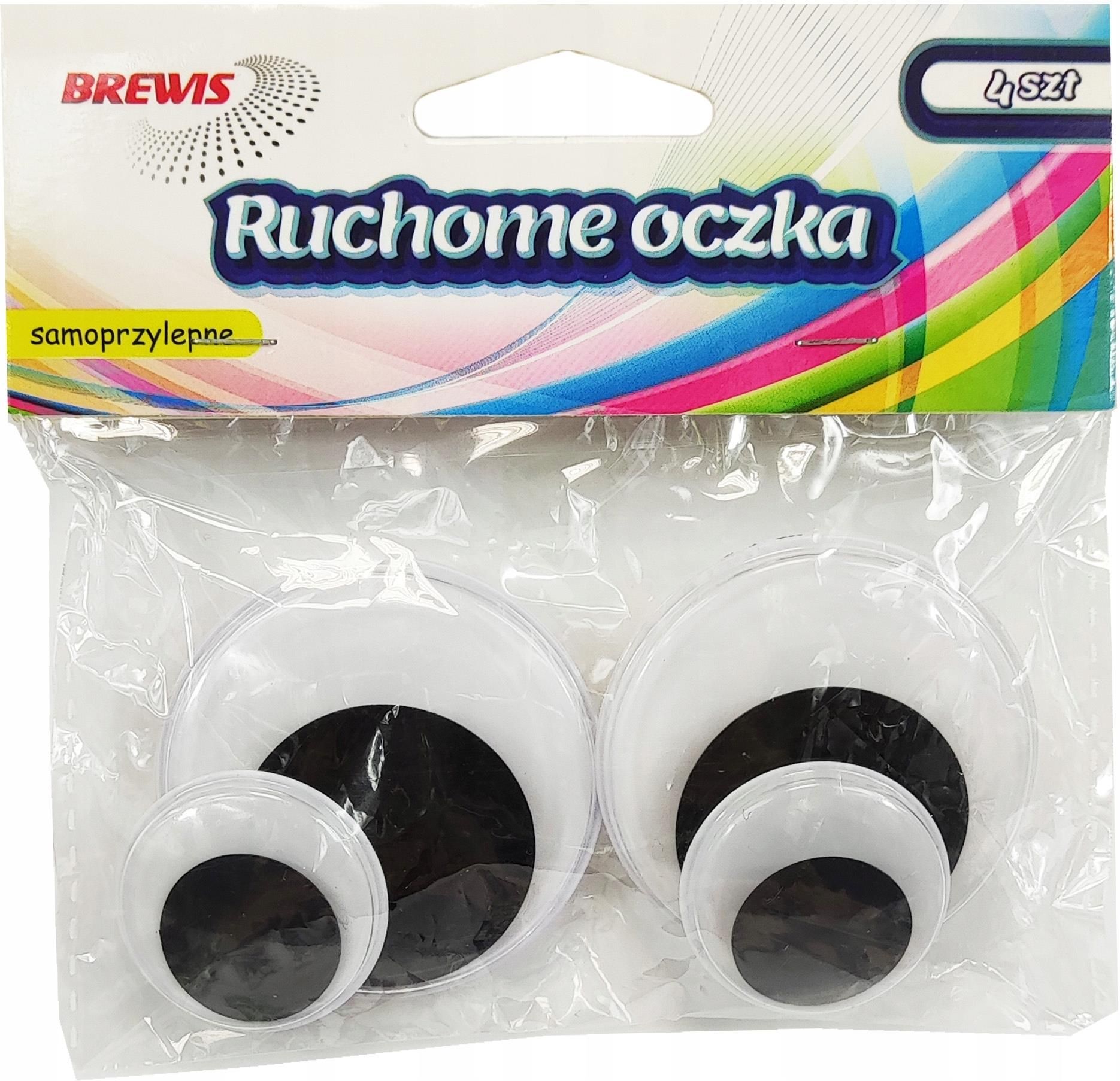 Brewis Ruchome Oczka Samoprzylepne Ro27 4szt. 1579684939 - Ceny i opinie - Ceneo.pl
