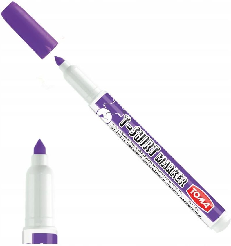 Toma Marker Do Tkanin Flamaster Do Ubrań Fioletowy 1579593044 - Ceny i ...