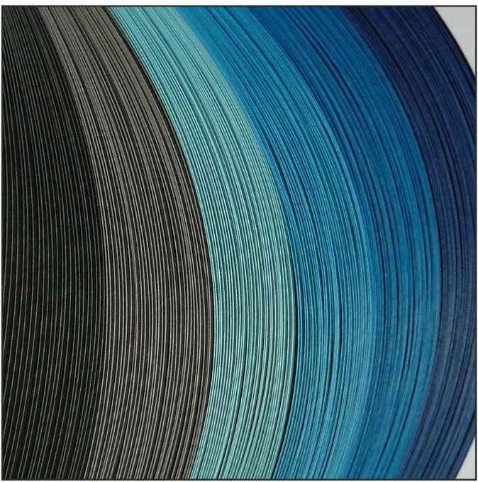 Dekor-Art Paski Do Quillingu Mix Kolorów 3mm Niebiesko-Szar 1579713755 ...