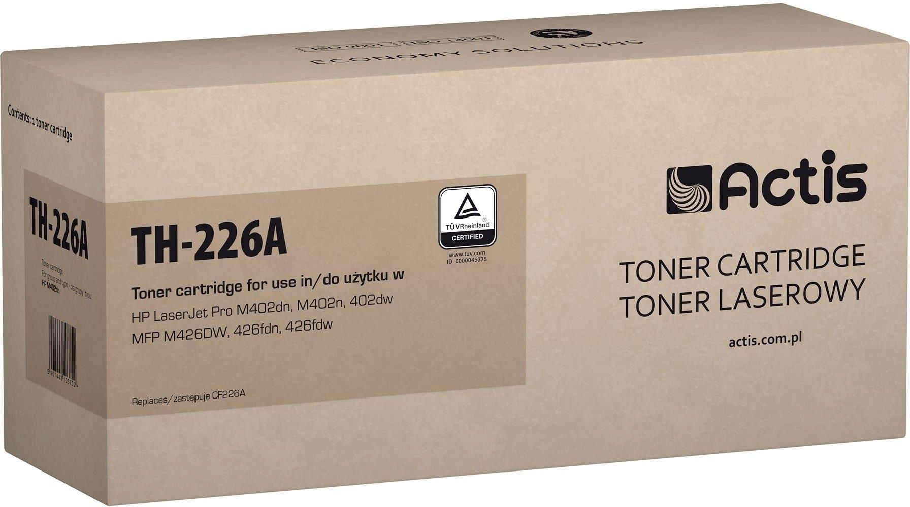 Tusz Actis Toner Th-226A Do Hp 226A Cf226A 3100 Stron Czarny (TH226A ...