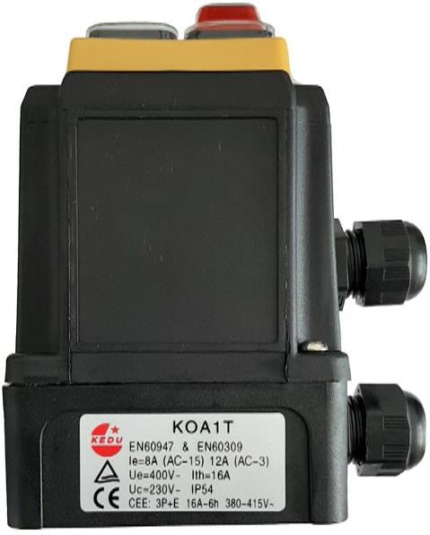 Kedu Wyłącznik Włącznik Betoniarki Agro Wikt 1 Faz 230V (KOA1T230V ...