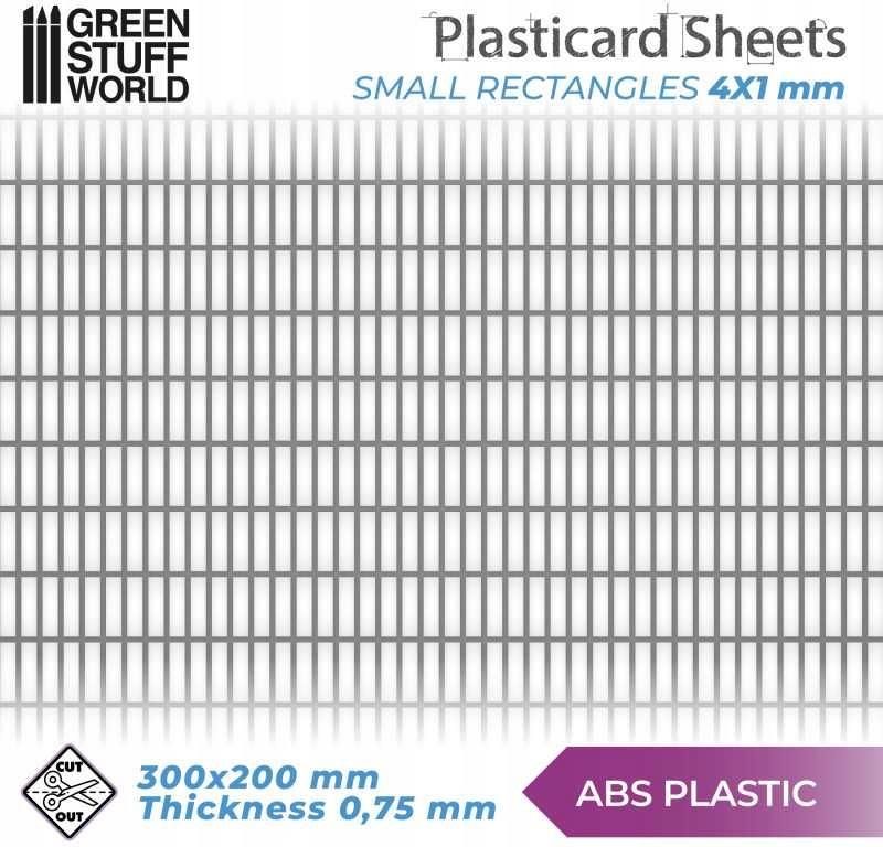 Green Stuff World Gsw 1111 Abs Plasticard Small Rectangles Texture ...