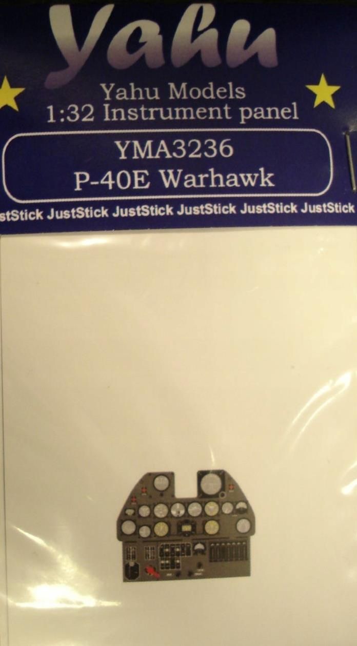 Yahu 1:32 P-40E Warhawk Panel Models Yma3236 1576886067 - Ceny i opinie ...