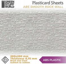 Green Stuff World Gsw 1108 Abs Plasticard Smooth Rock Wall Texture ...